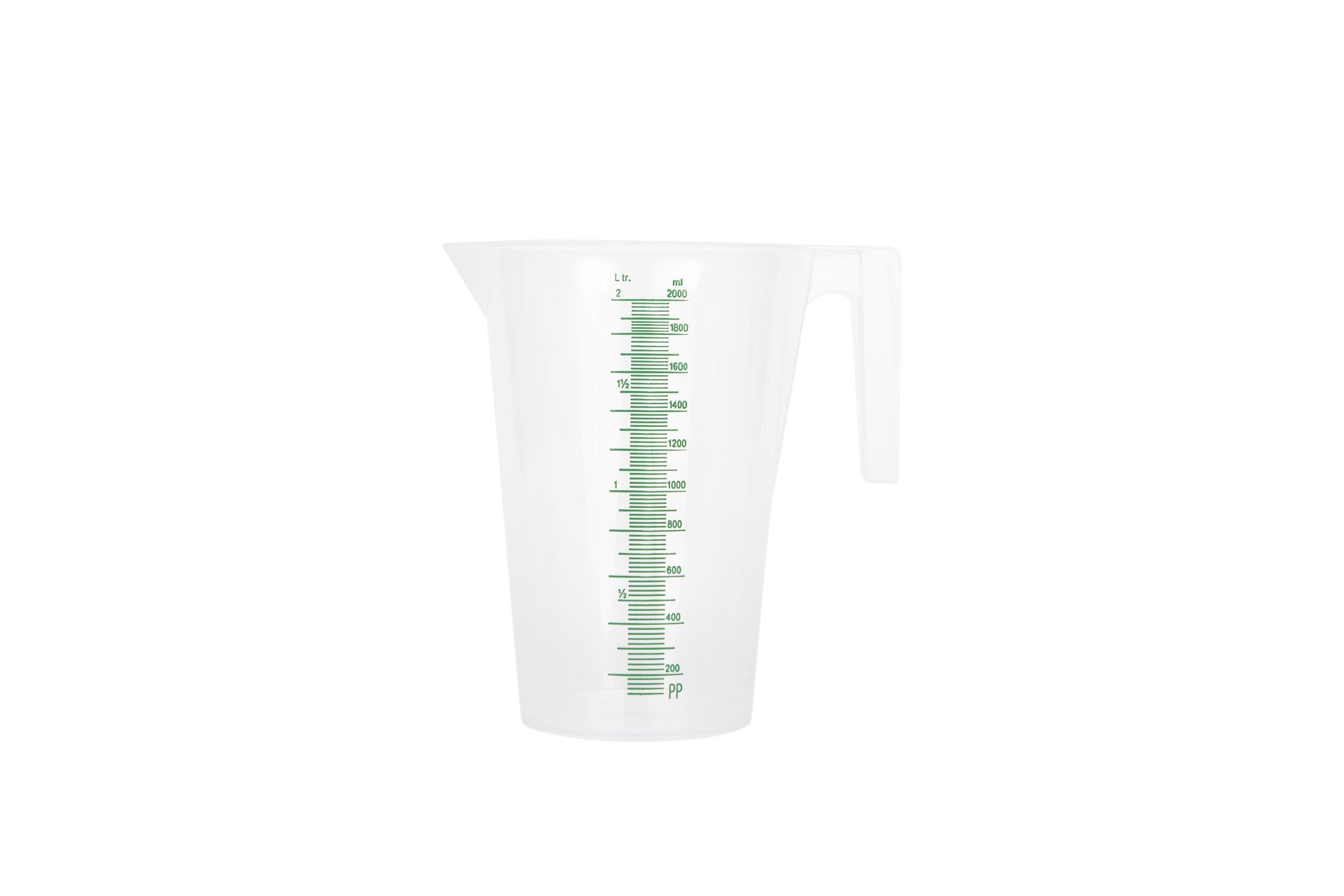 GROWDOTS Graduated Round Containers Measuring Pitcher Plastic ...
